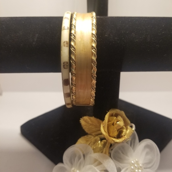 Jewelry | 2 Bangles Mix Match | Poshmark
